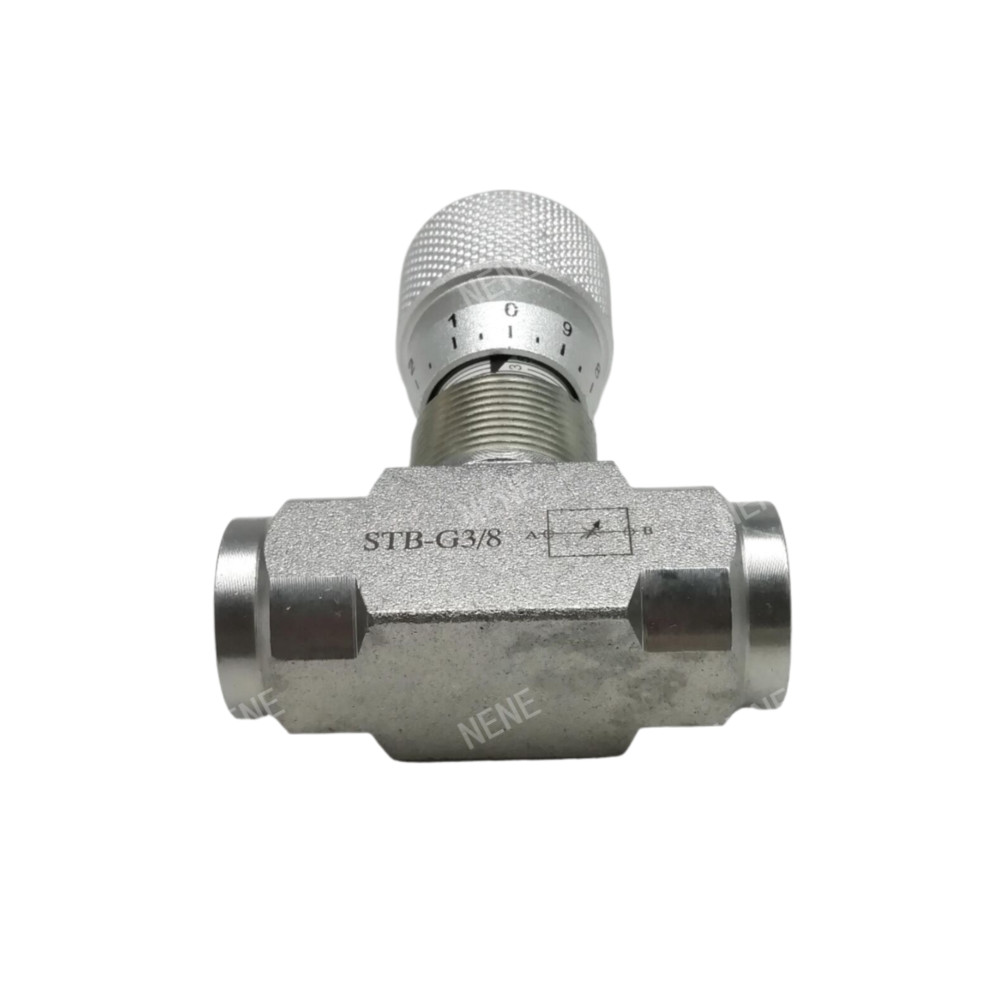 STB-G1 Oil Cylinder Speed Control Valve Flow Control Valve Hydraulic ...